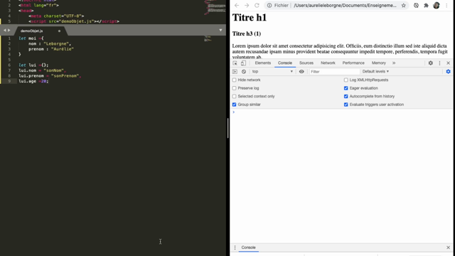 Les Objets En Javascript