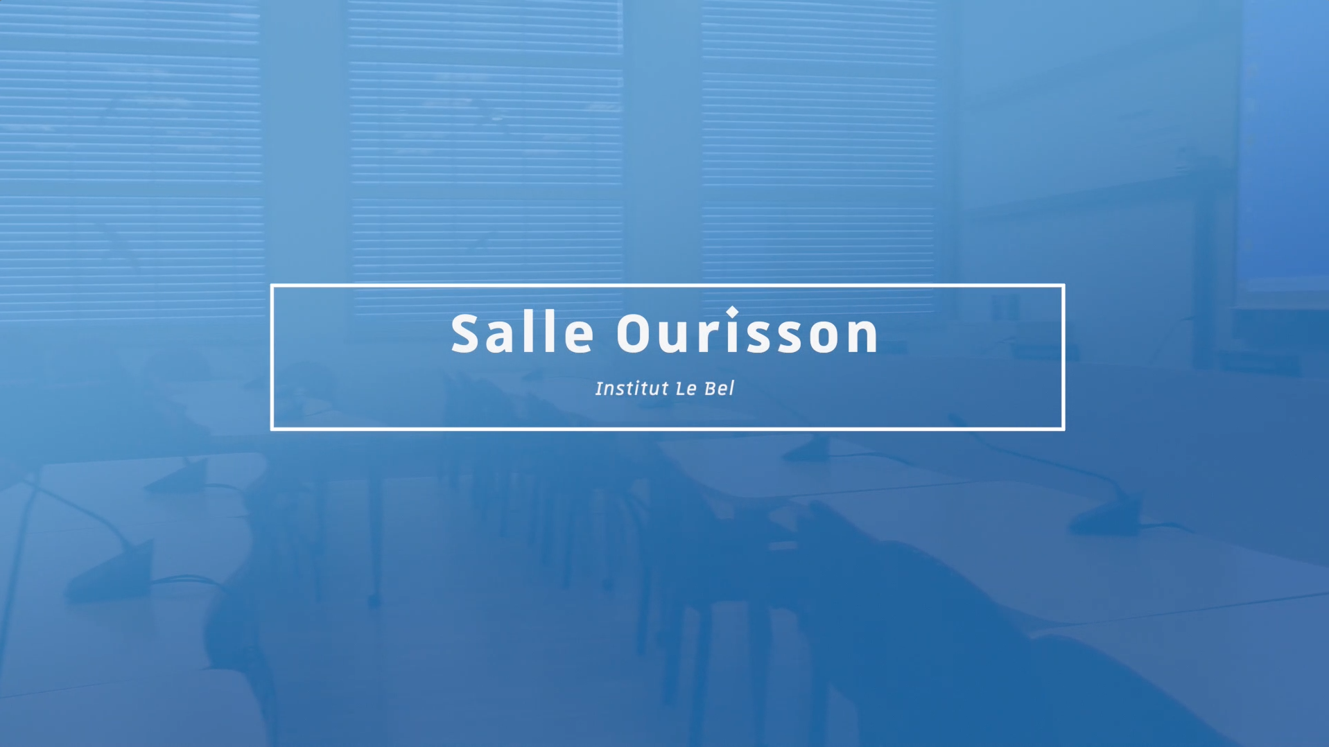 - Département audiovisuel - Présentation De La Salle Guy Ourisson - Inst…