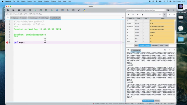 - Lecture #1 : Basics Of Python